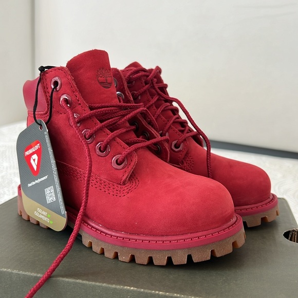 Timberland | Shoes | Timberland Red Nubuck 6 Inch Waterproof Boot ...